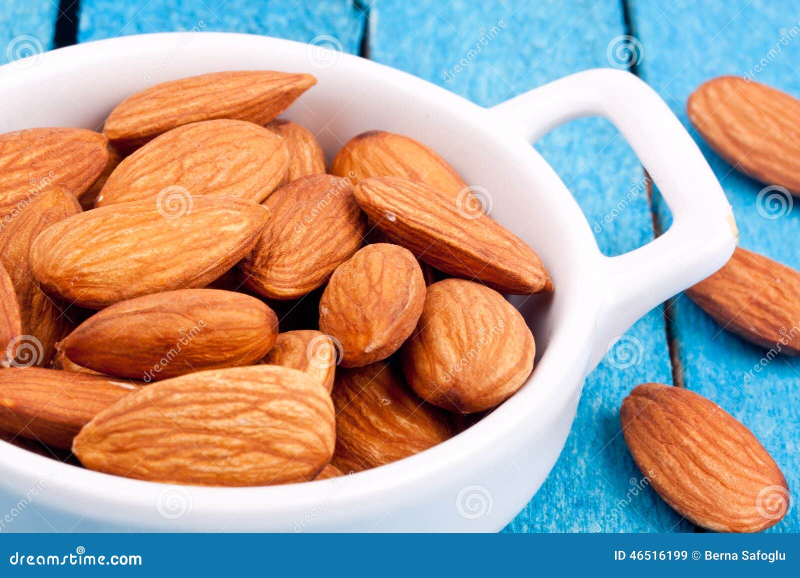 Almonds stock image. Image of snack, fruit, isolated - 46516199