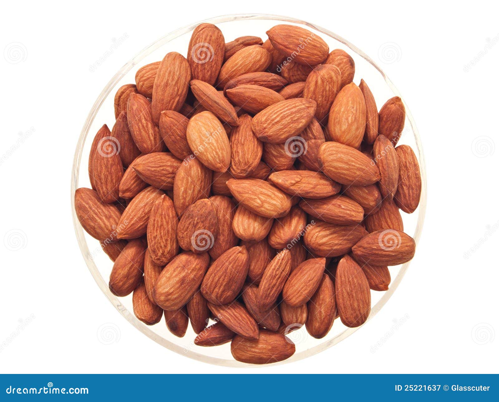 Almonds in a bowl. stock image. Image of nature, isolated - 25221637