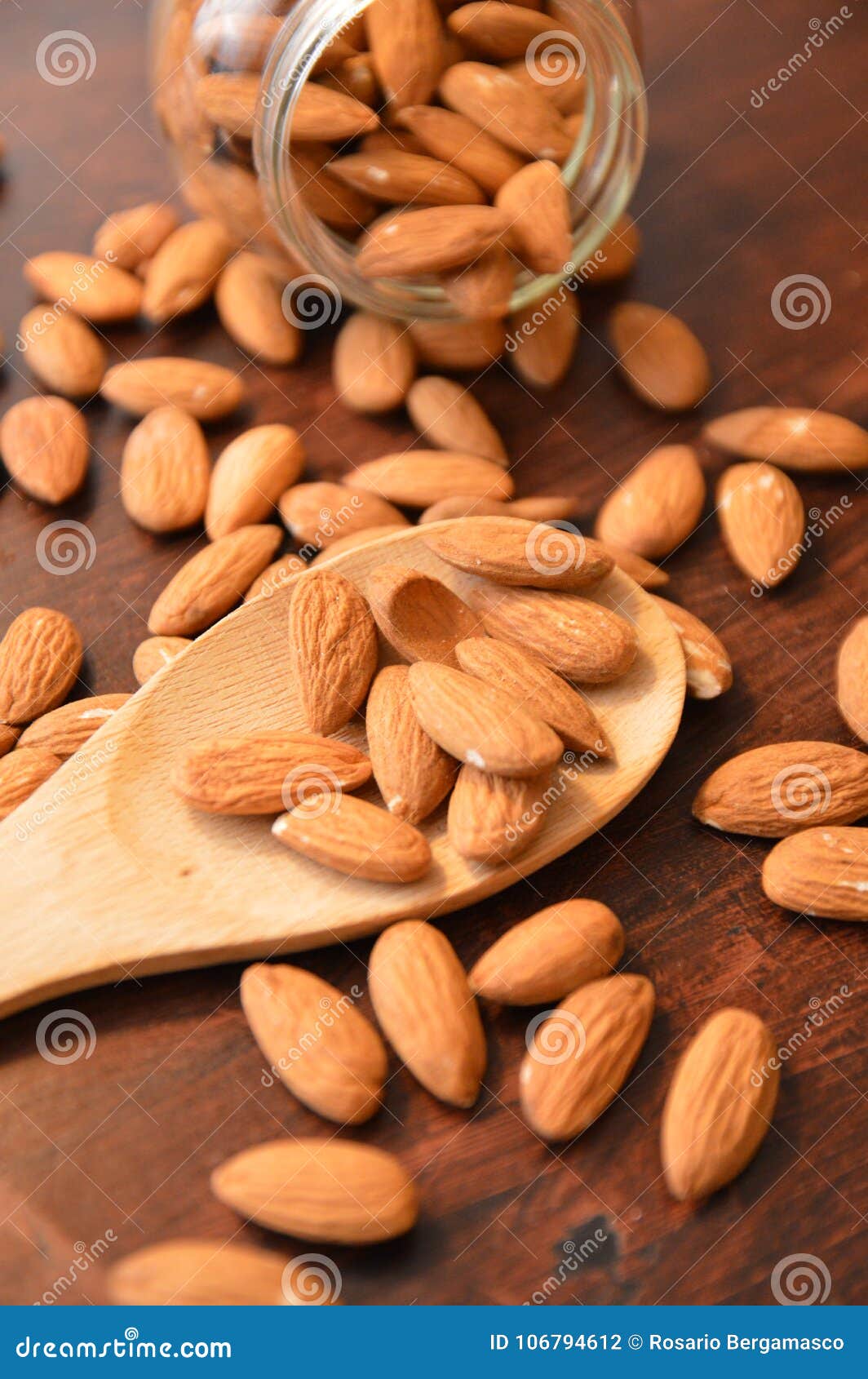 Almonds Fruit Nuts Food Snack Stock Photo - Image of superfood, fruit ...