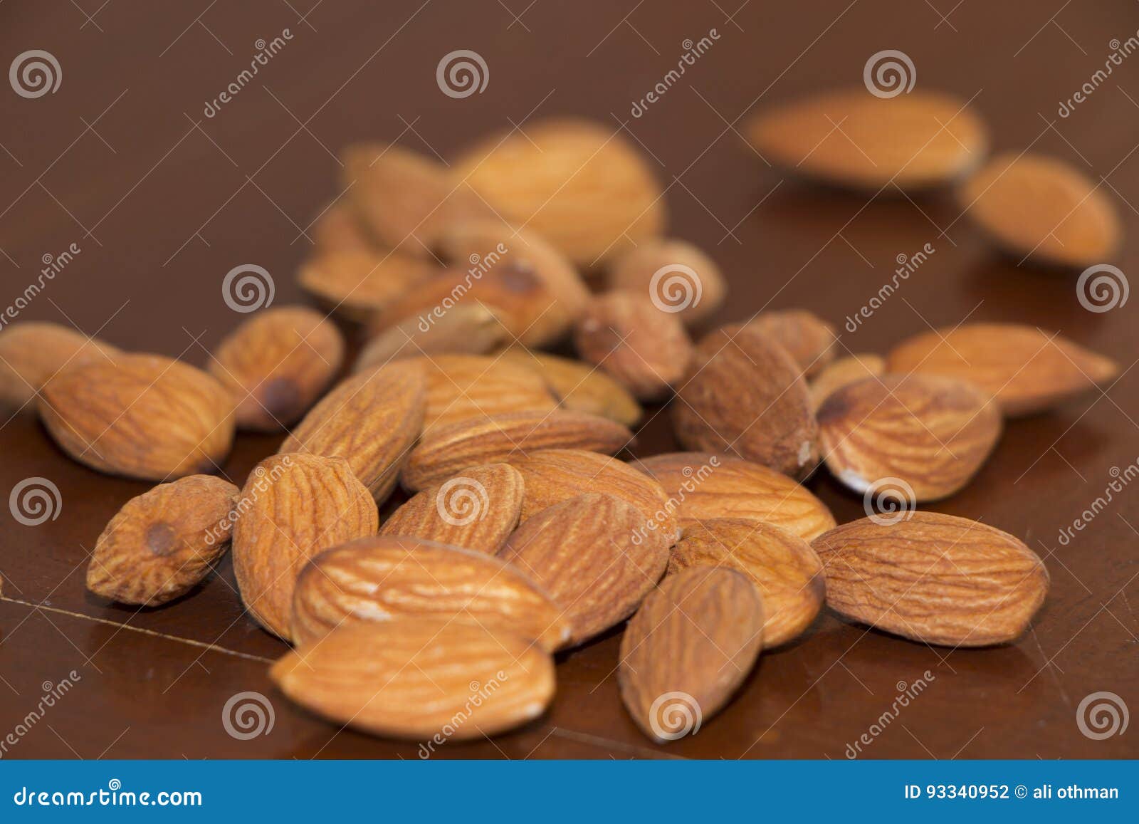 Almonds stock photo. Image of superfood, wood, almonds - 93340952
