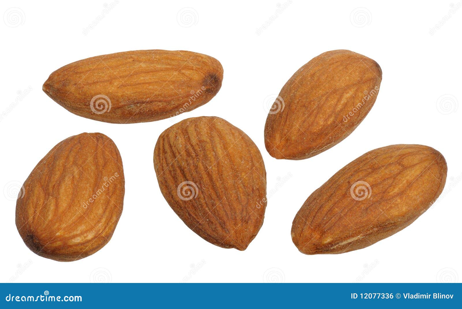 Almonds, isolated stock photo. Image of hard, isolated - 12077336