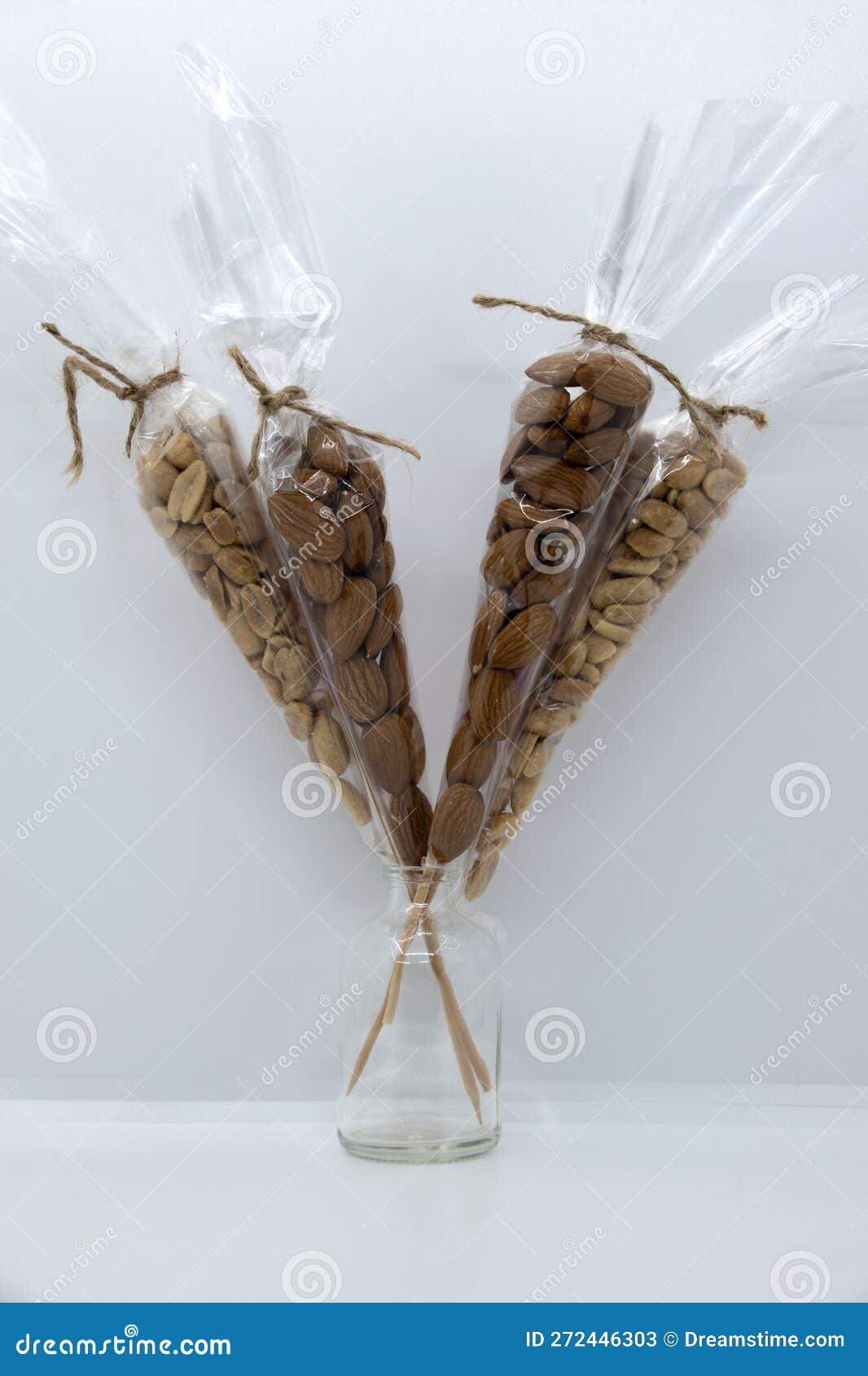 Almonds and peanuts stock image. Image of healthy, packaging - 272446303