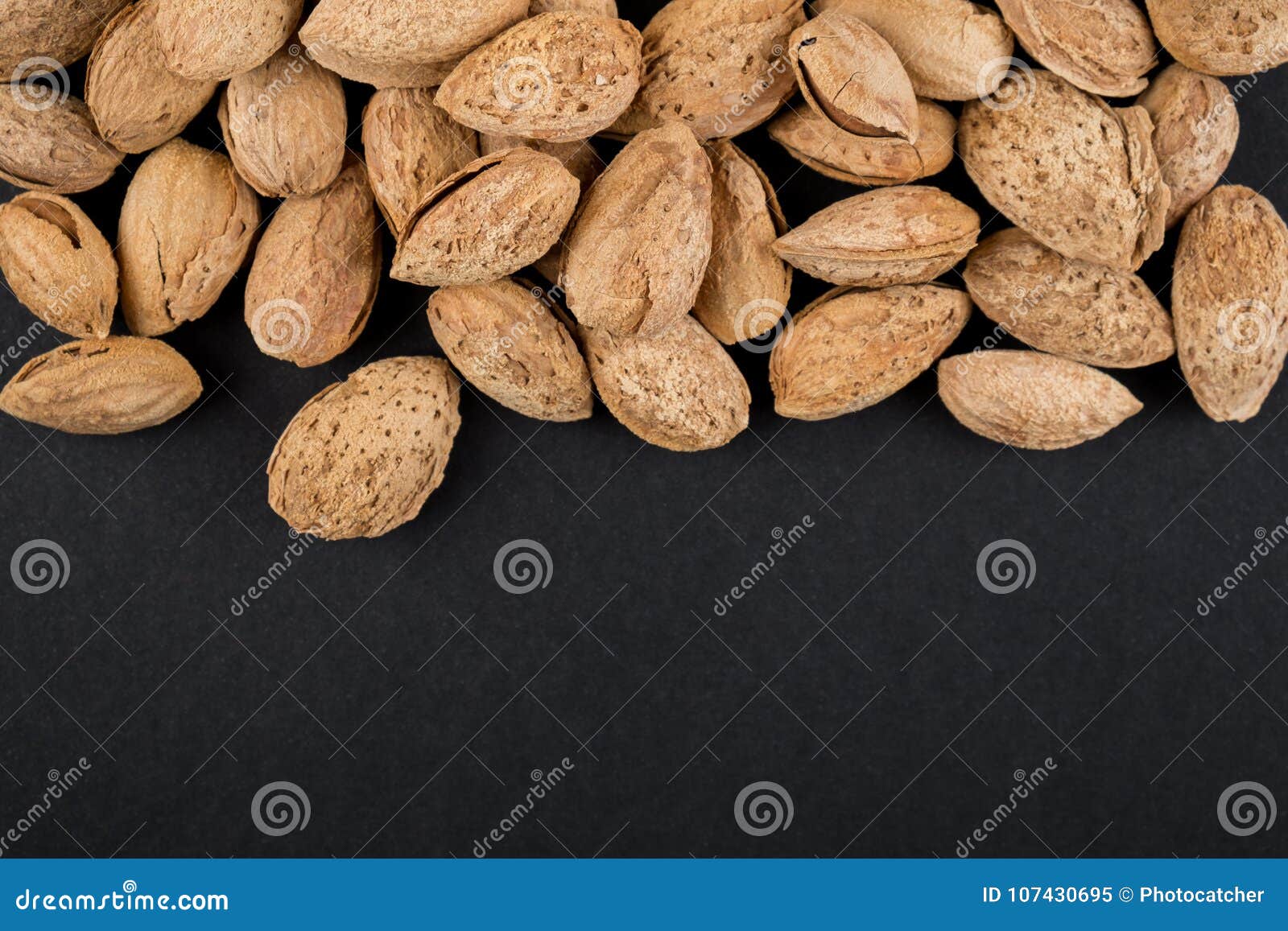 Almonds in shell stock image. Image of culinary, nutshell - 107430695