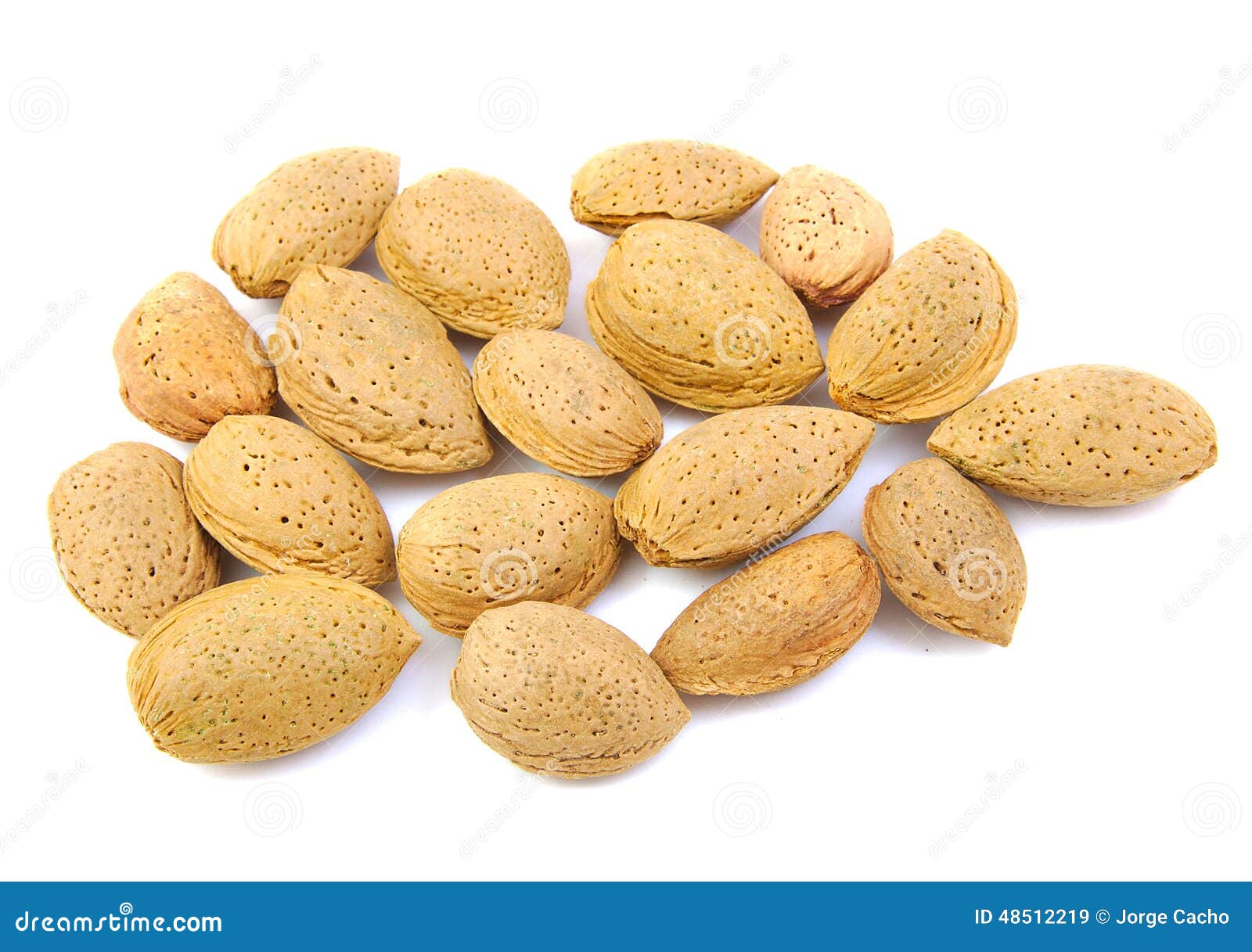 Almonds in shell stock image. Image of organic, healthy - 48512219