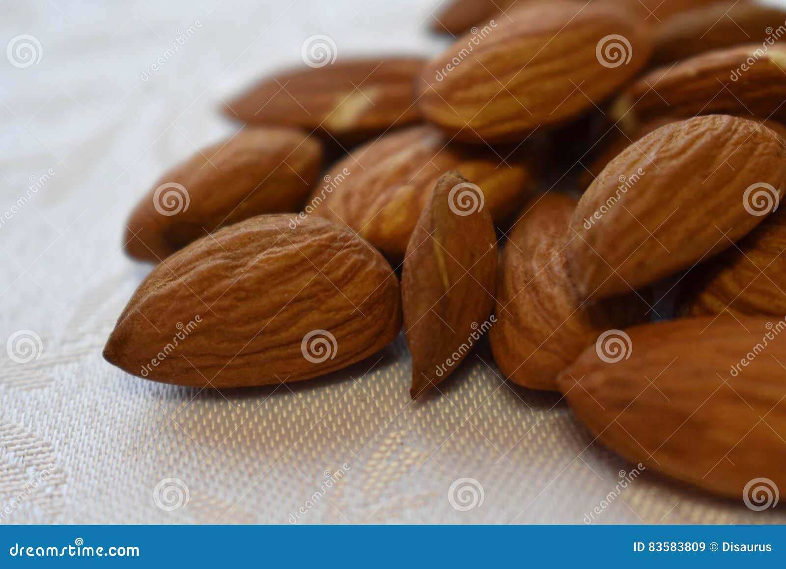 Almonds stock image. Image of nuts, table, small, seeds - 83583809