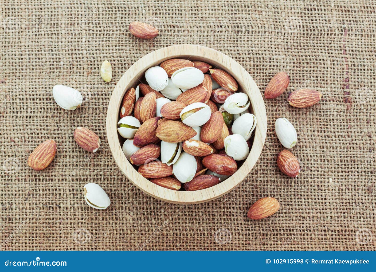 Almonds with Top Angle Shots. Stock Photo - Image of lunch, cuisine ...