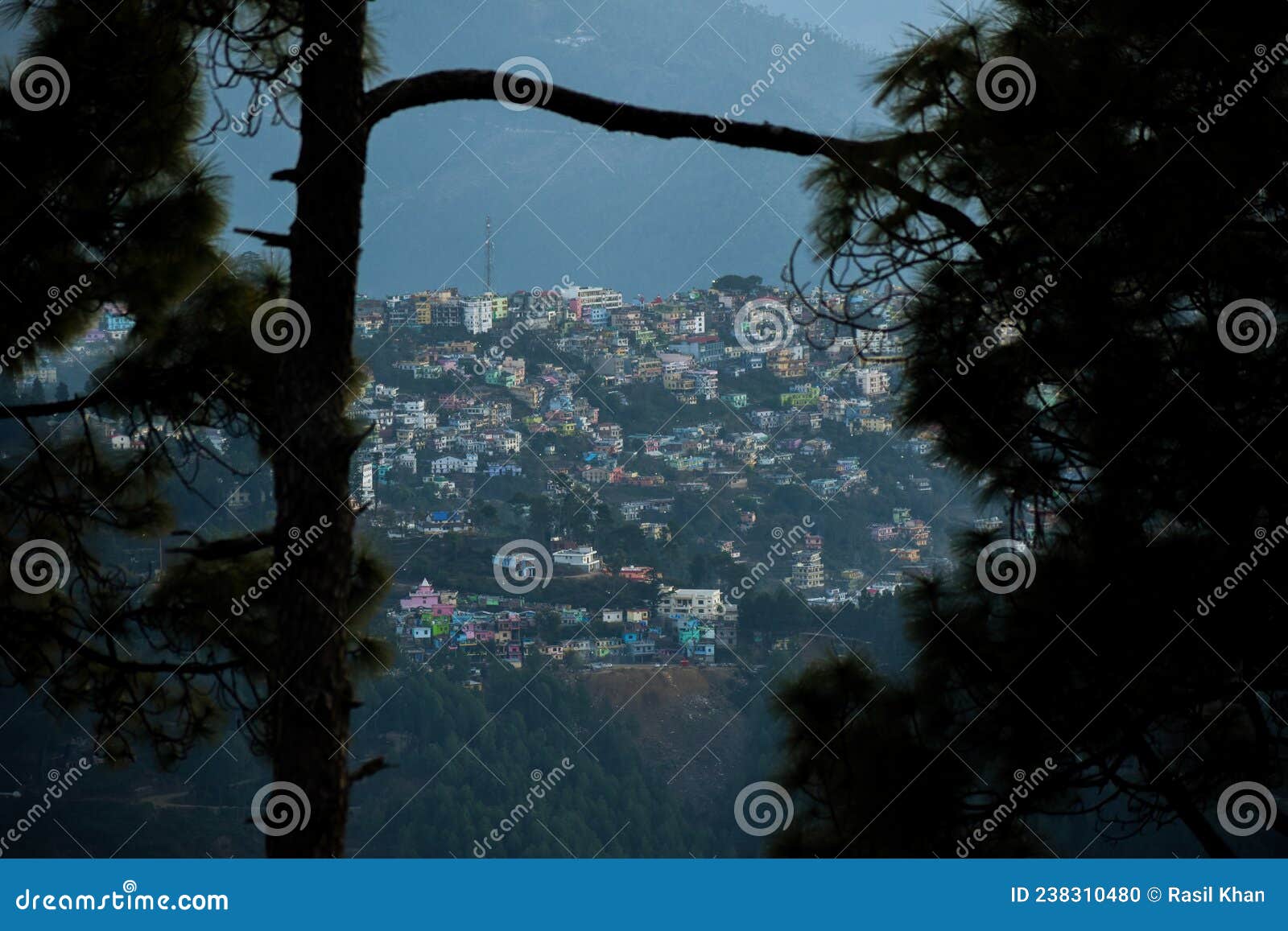 Almora the Mountain City of Uttarakhand Stock Photo - Image of almora ...
