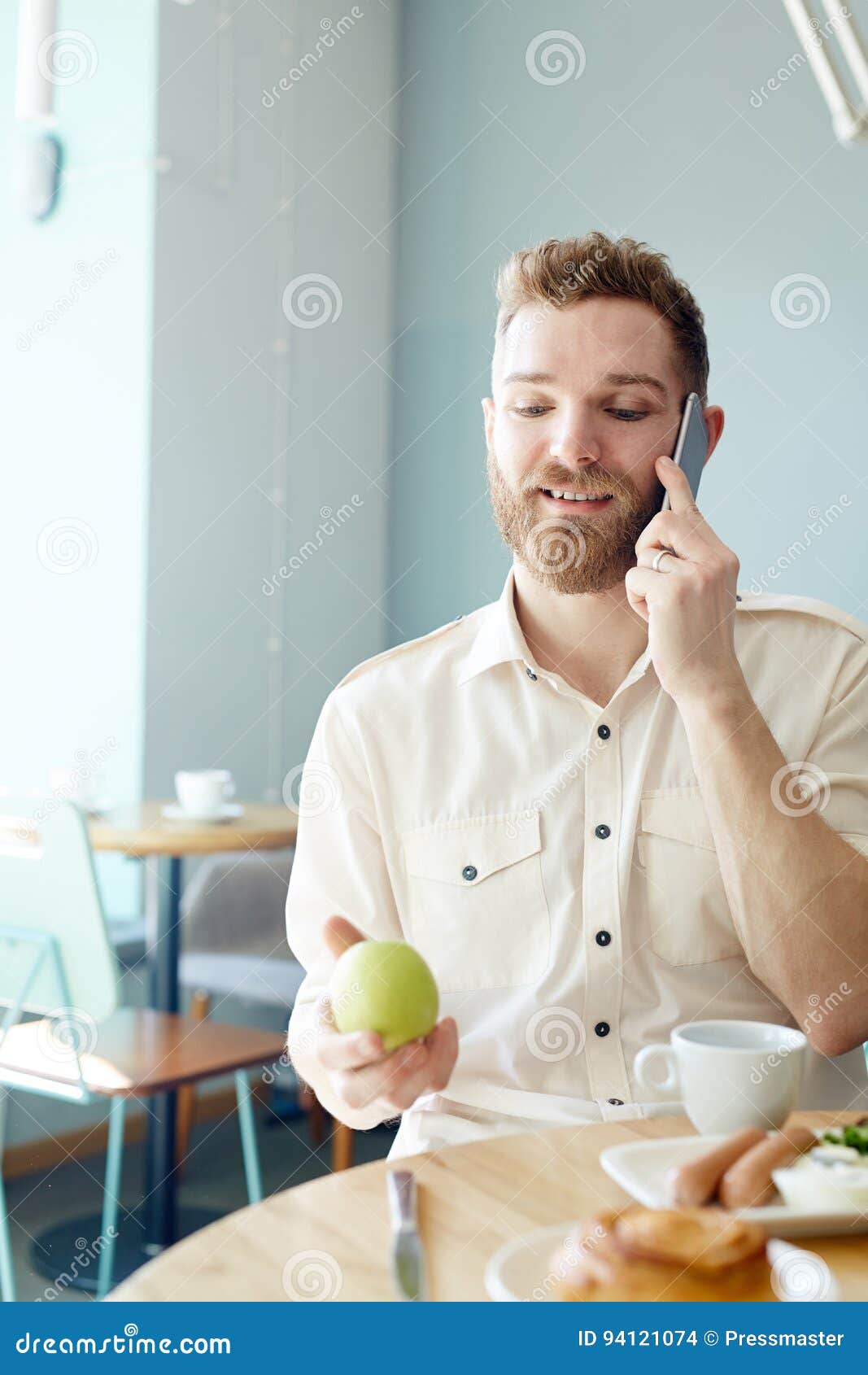 Almorzar foto de archivo. Imagen de abogado, empresario - 94121074