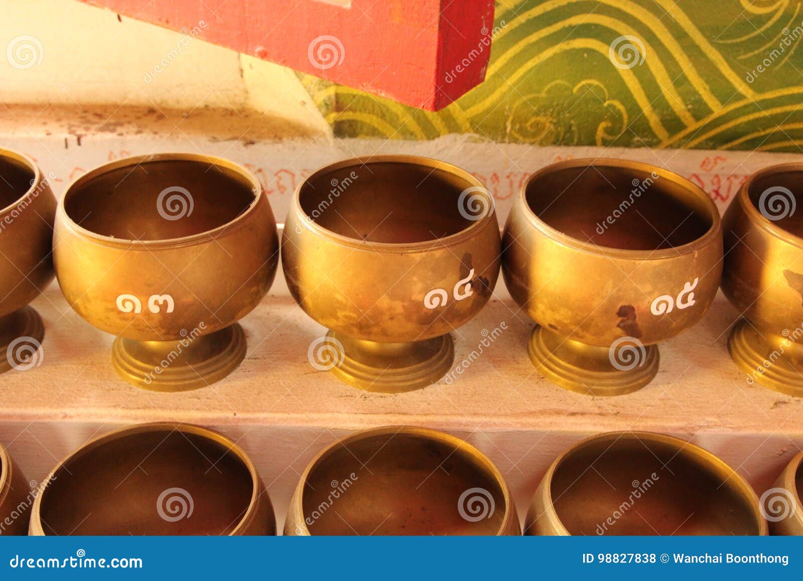 Alms bowl stock photo. Image of fortune, tradition, culture - 98827838