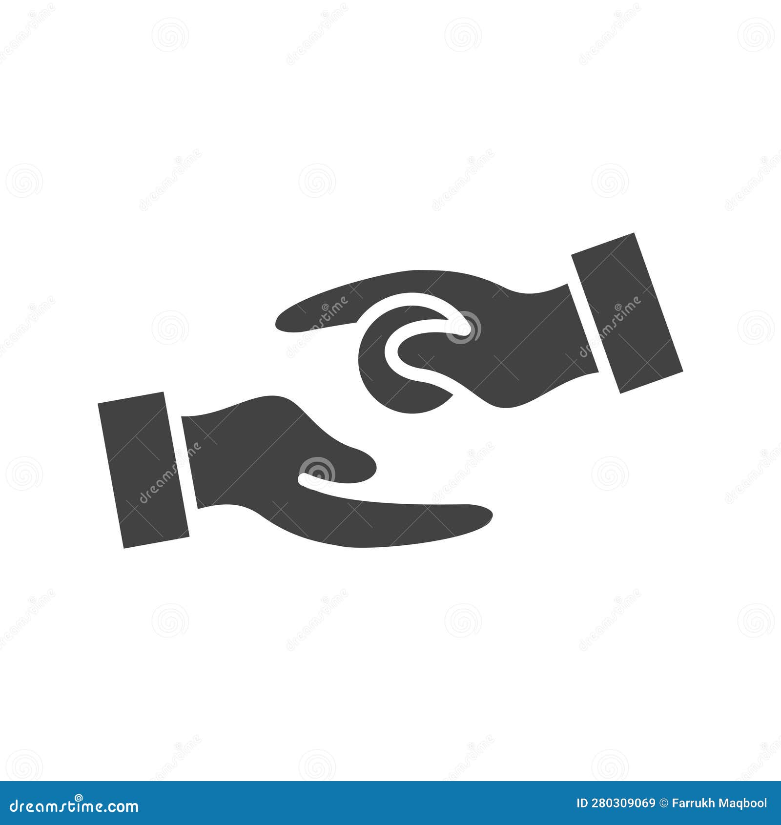 Alms icon vector image. stock vector. Illustration of line - 280309069