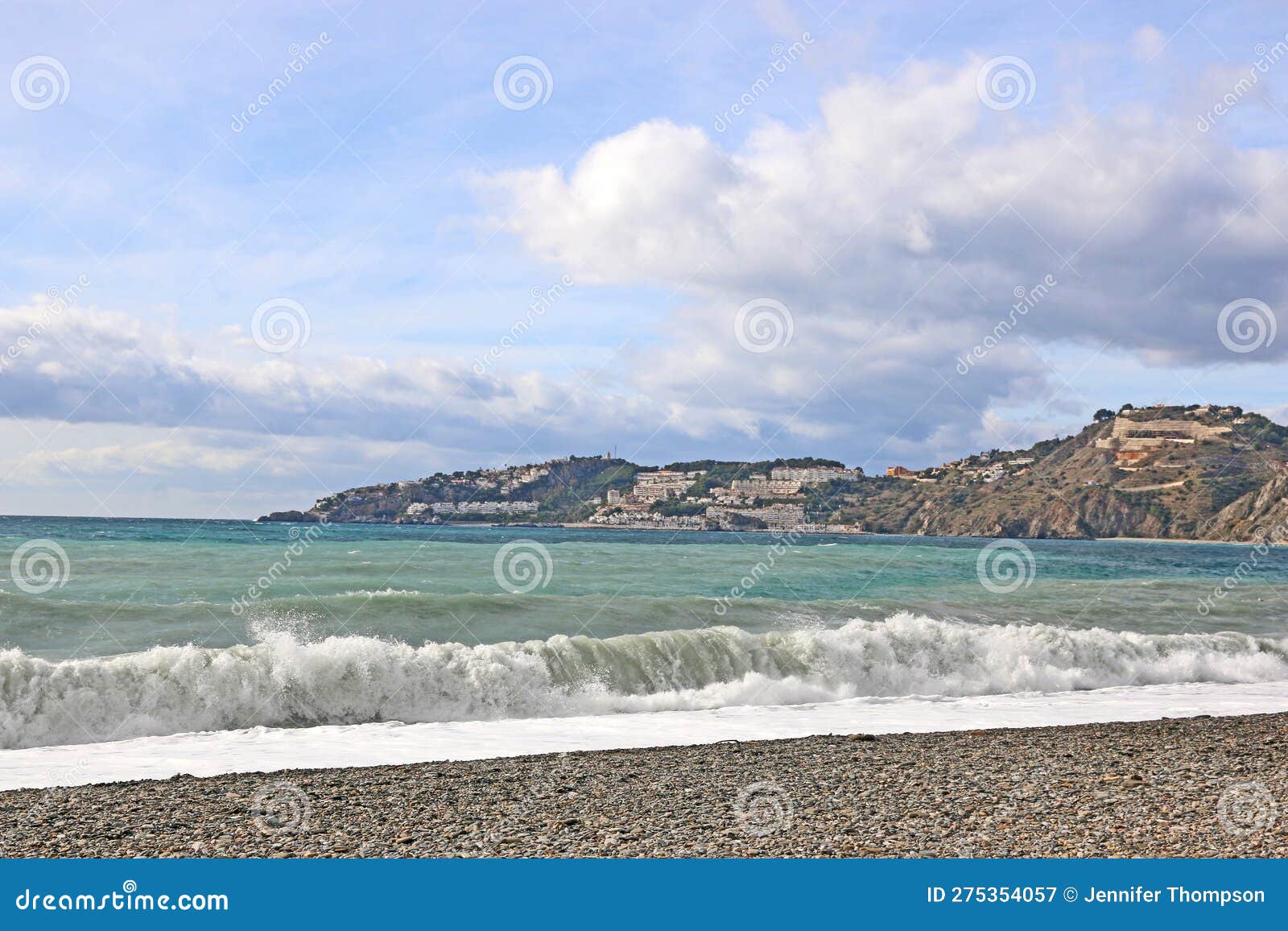 Almunecar Beach in Andalucia, Spain Stock Image - Image of andalucia ...