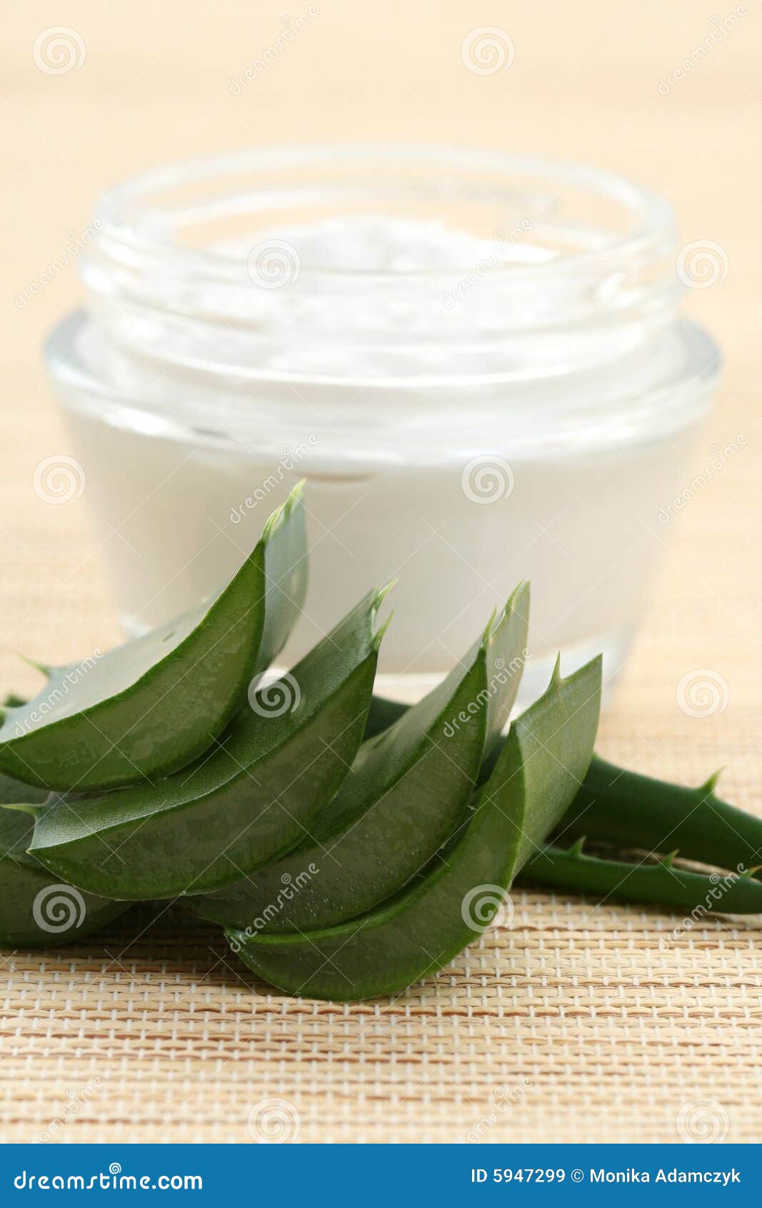 Aloe cream stock image. Image of plant, cosmetic, stalk - 5947299