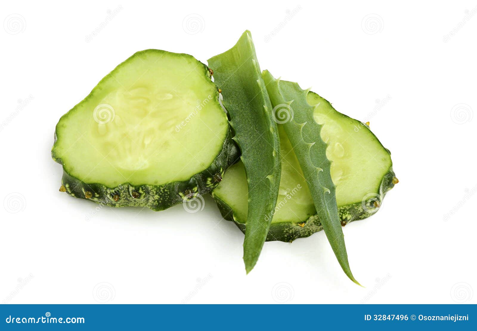 Aloe and cucumber stock photo. Image of ingredient, choice - 32847496
