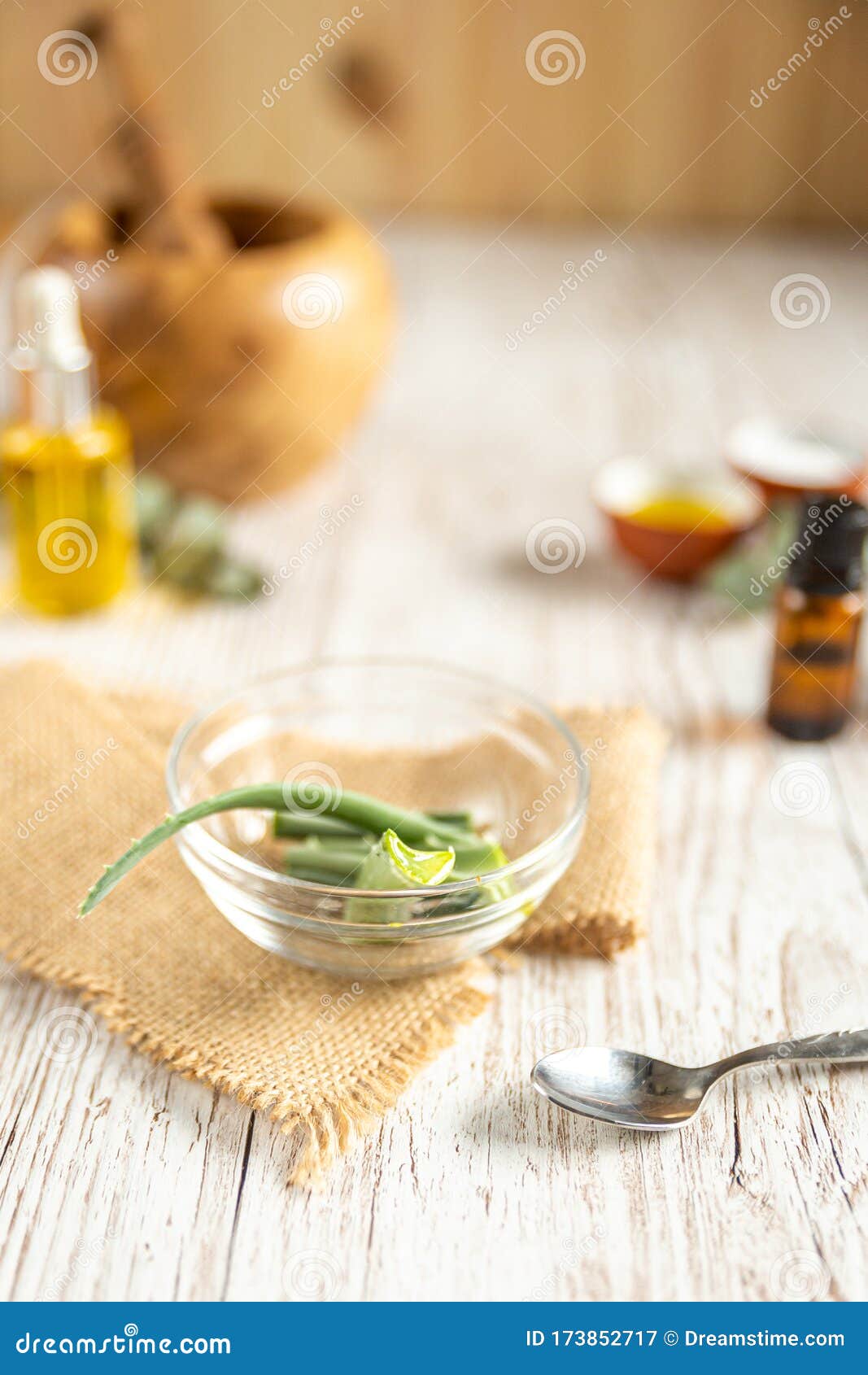 Aloe Vera Cut for Natural Cosmetic Preparation Stock Image - Image of ...