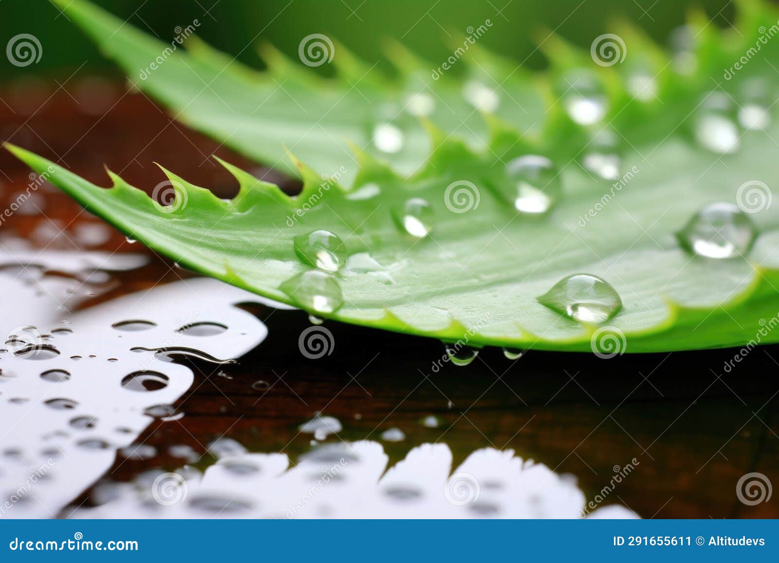 Aloe Vera Plant with Cut Open Leaf Stock Image - Image of aloe, remedy ...