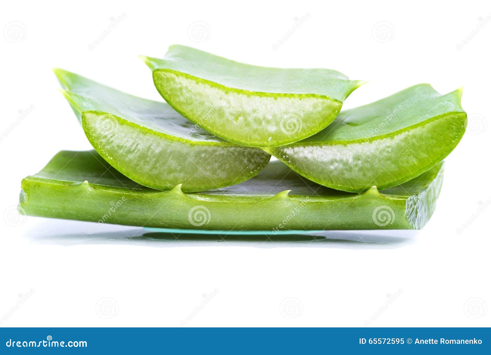 Aloe vera slices stock image. Image of healthy, foliage - 65572595