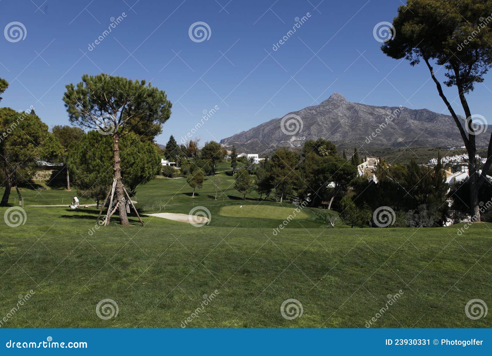 Aloha Golf Course in Marbella, Spain Stock Image - Image of precision ...