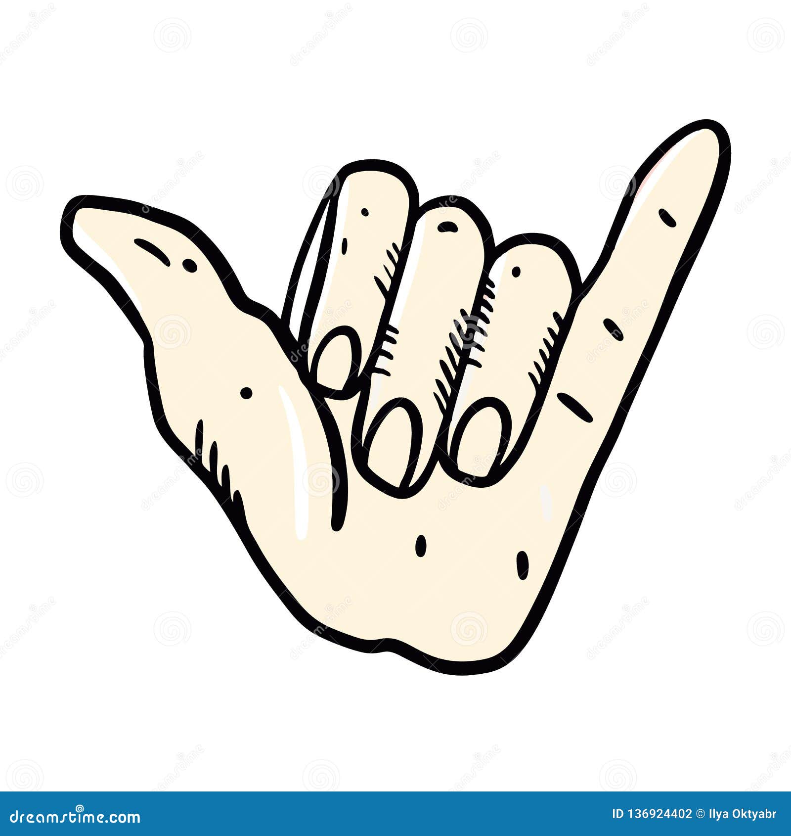 Aloha - Hand Written Lettering. Text Isolated On White Background With ...