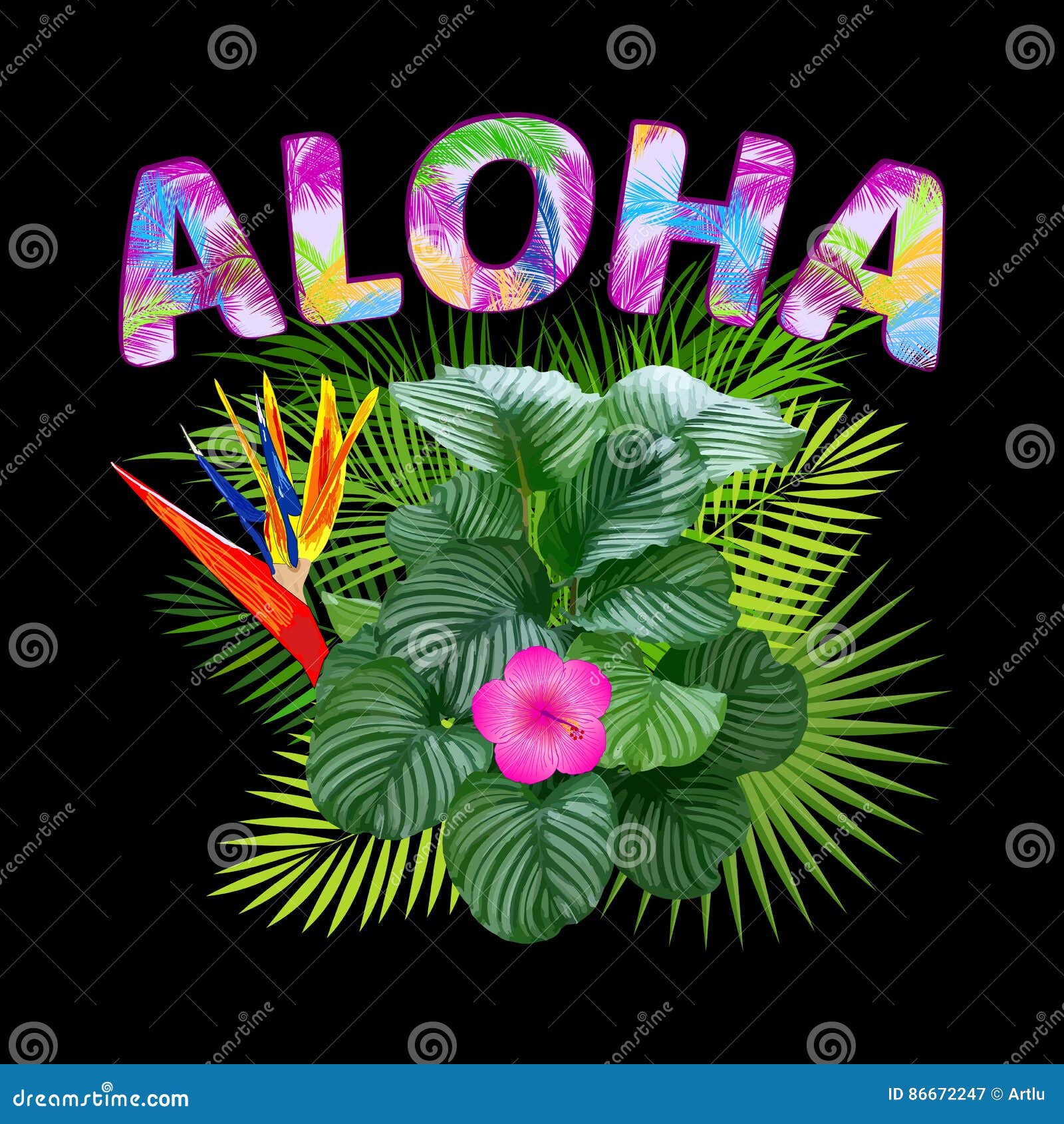 Aloha Hawaii. Aloha T-Shirt Design Stock Vector - Illustration of ... Aloha Hawaii. Aloha T-Shirt Design Stock Vector - Illustration of ...