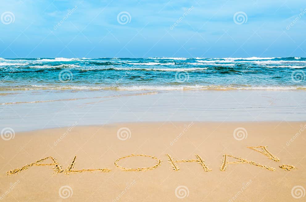 Aloha stock image. Image of resort, seascape, locations - 30517937