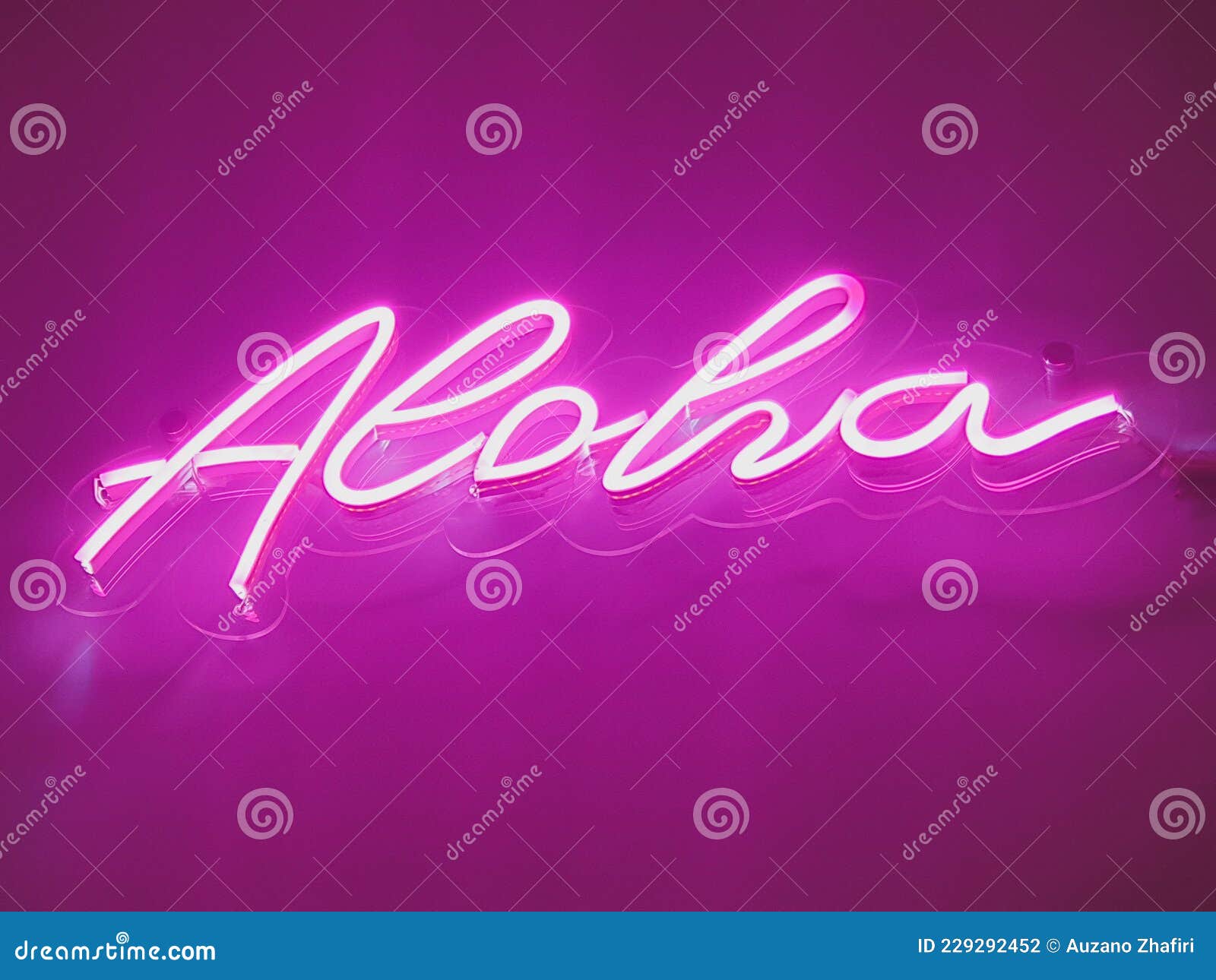 Aloha neon light stock photo. Image of line, brand, neon - 229292452