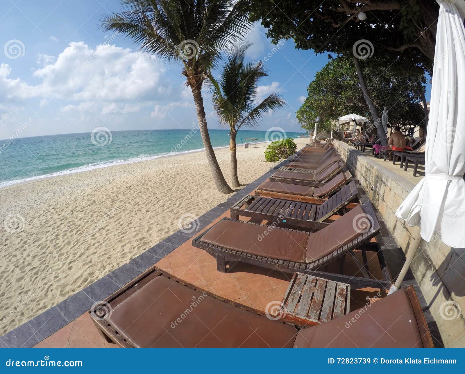 Aloha Resort Koh Samui Lamai Beach Stock Image - Image of aloha, beach ...