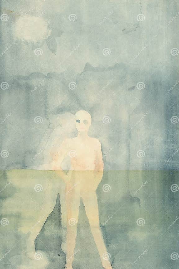 Alone angel stock illustration. Illustration of classical - 20970270