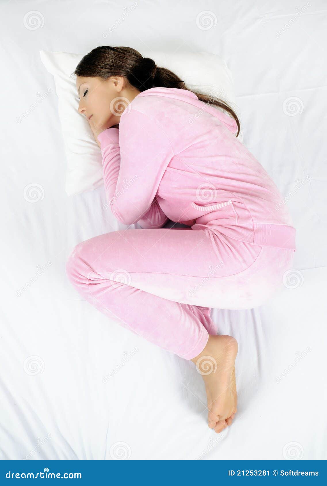 Alone in the bed stock image. Image of depression, illness - 21253281
