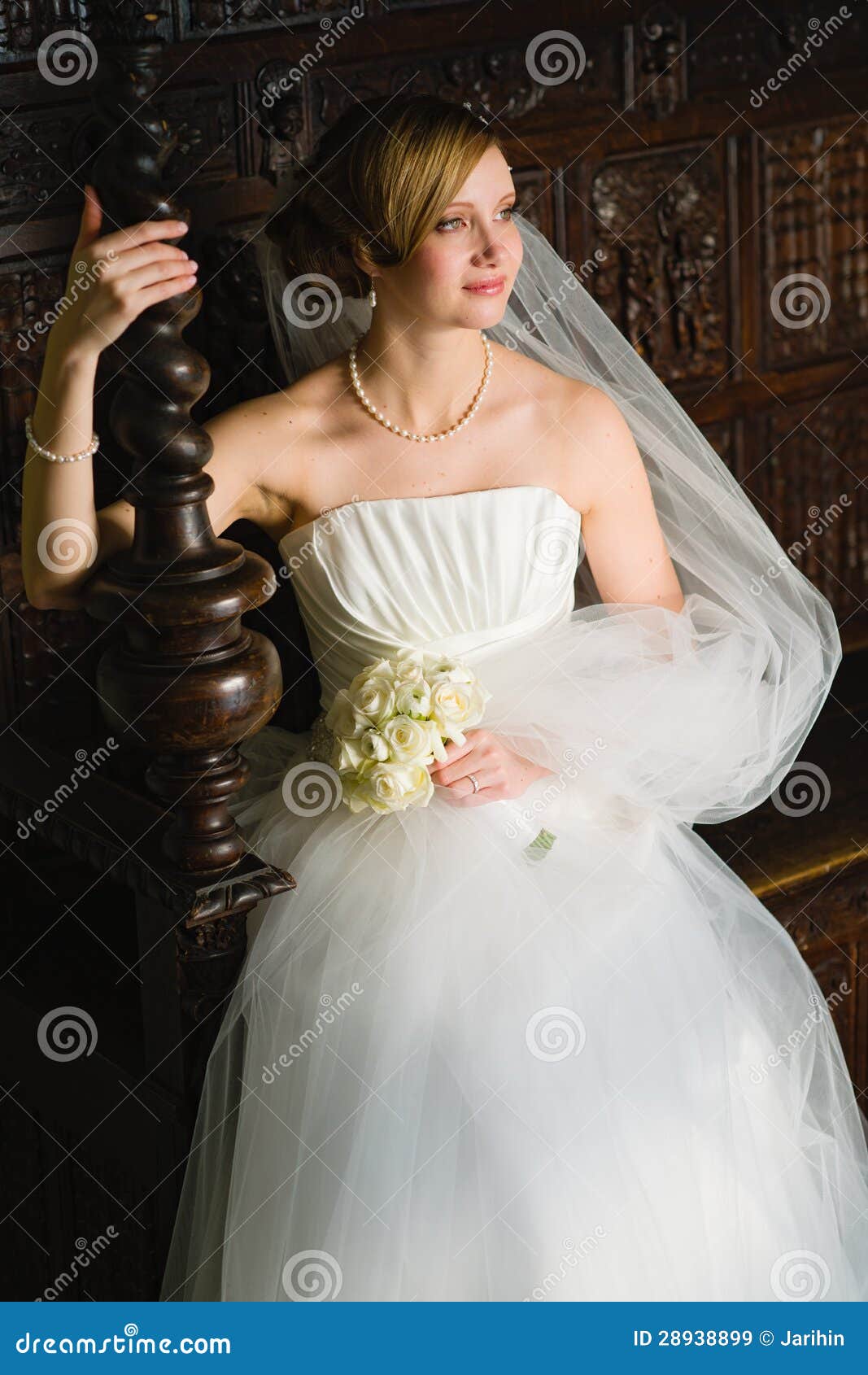 Alone bride stock image. Image of adult, happy, lovely - 28938899