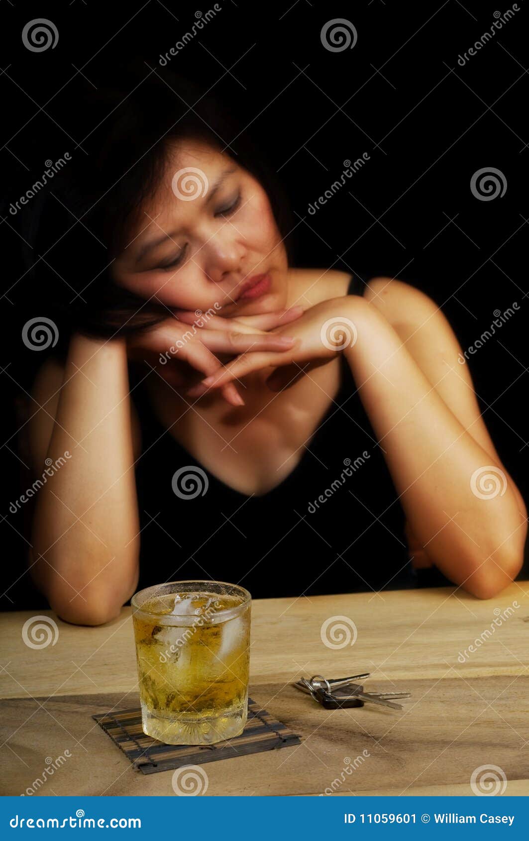 Alone with a drink stock image. Image of loneliness, person - 11059601
