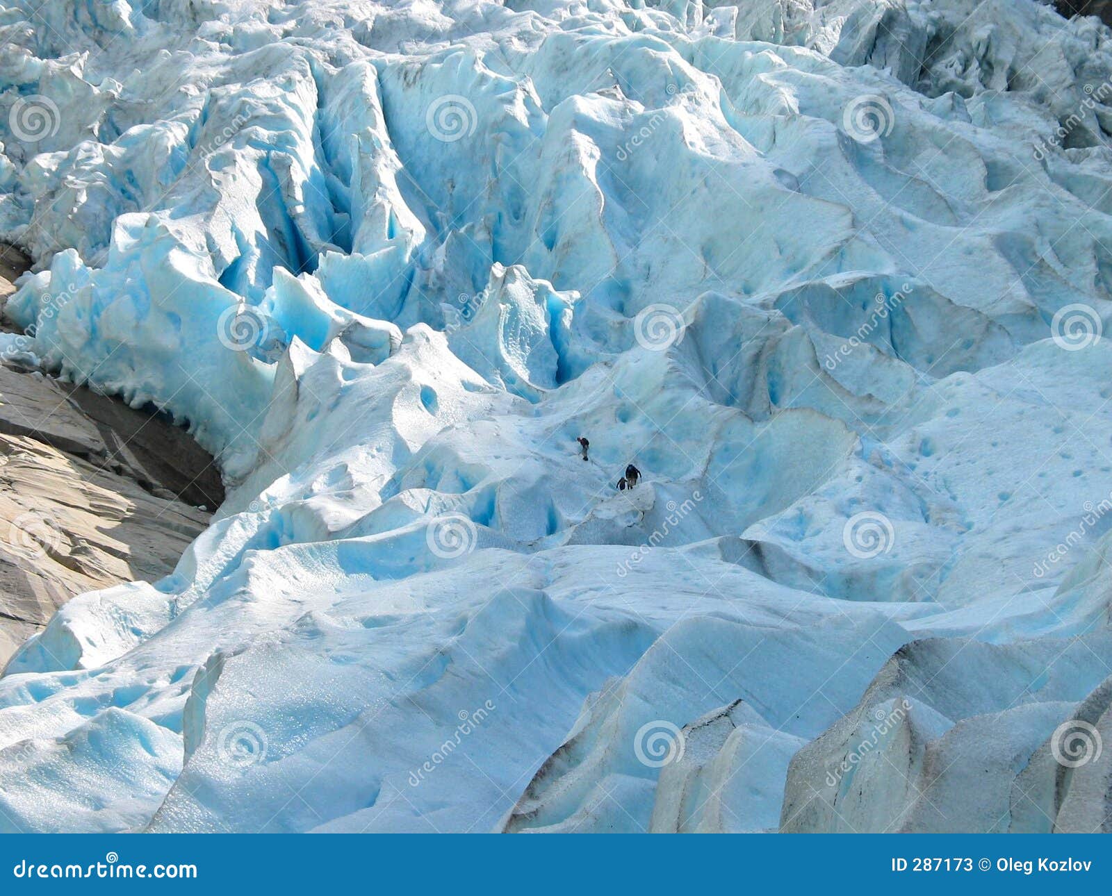 Alone in the ice stock image. Image of hill, altitude, mountaineering ...