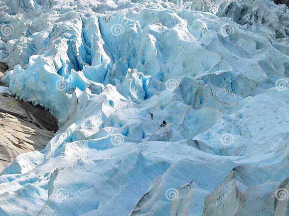 Alone in the ice stock image. Image of hill, altitude, mountaineering ...