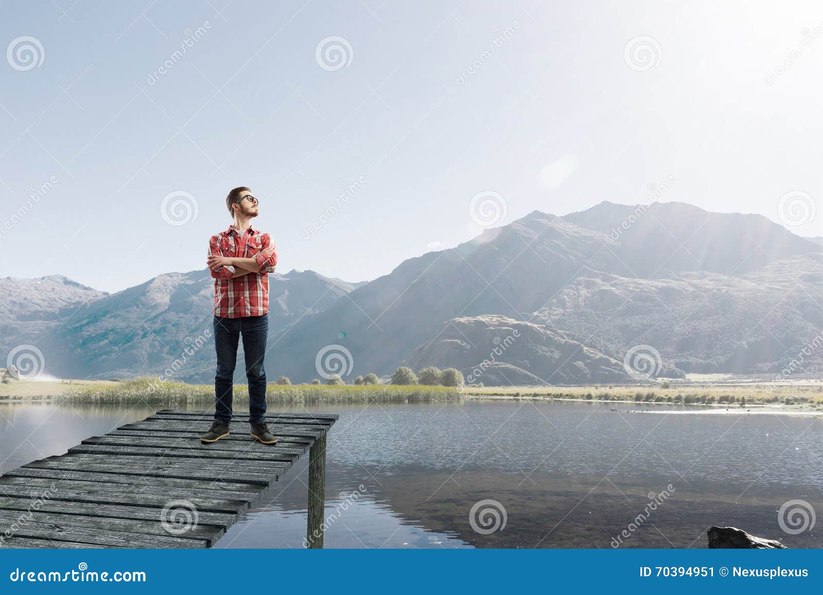 Alone with nature stock image. Image of outdoors, style - 70394951