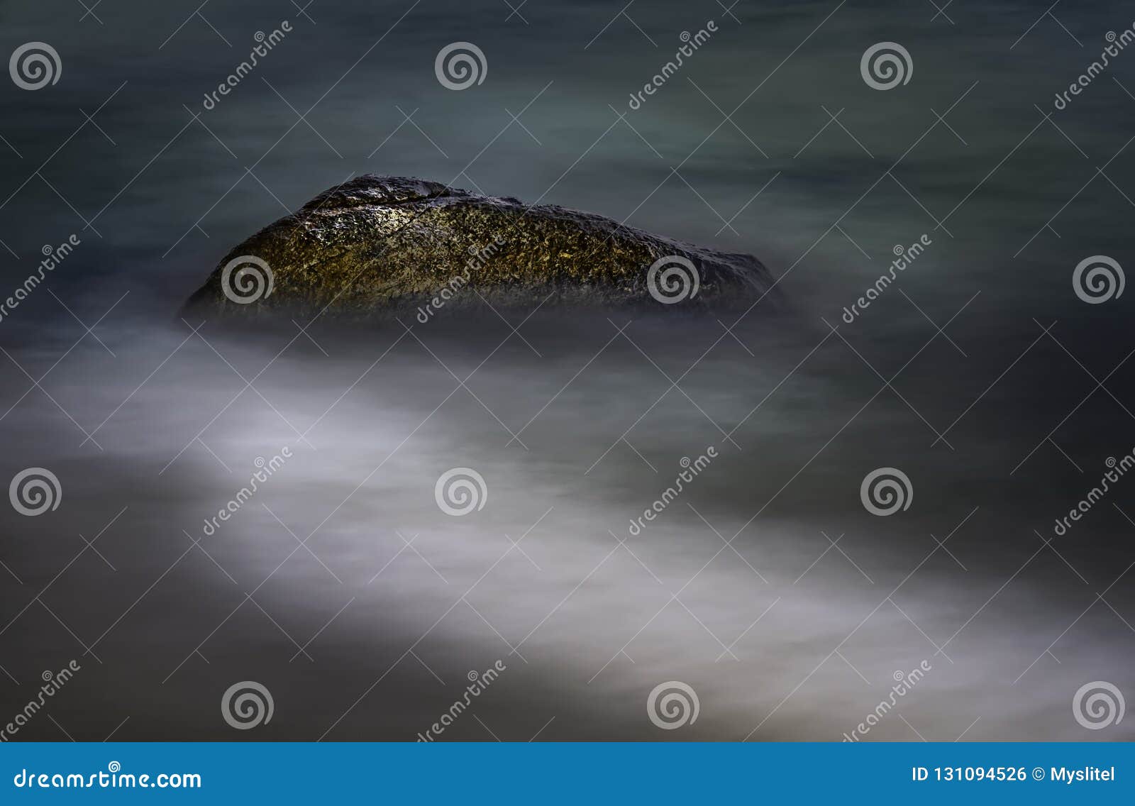 Alone stone stock photo. Image of shore, nature, coast - 131094526