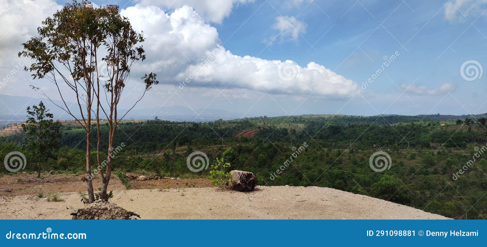 Alone Stone View from Bukit Bintang Stock Image - Image of view ...