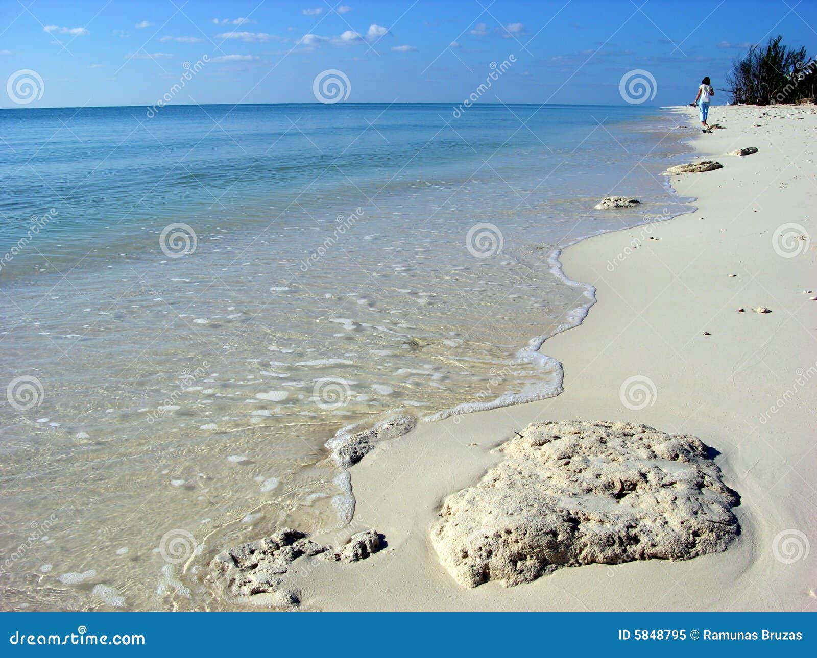 Along Our Lucaya Beach stock image. Image of caribbean - 5848795