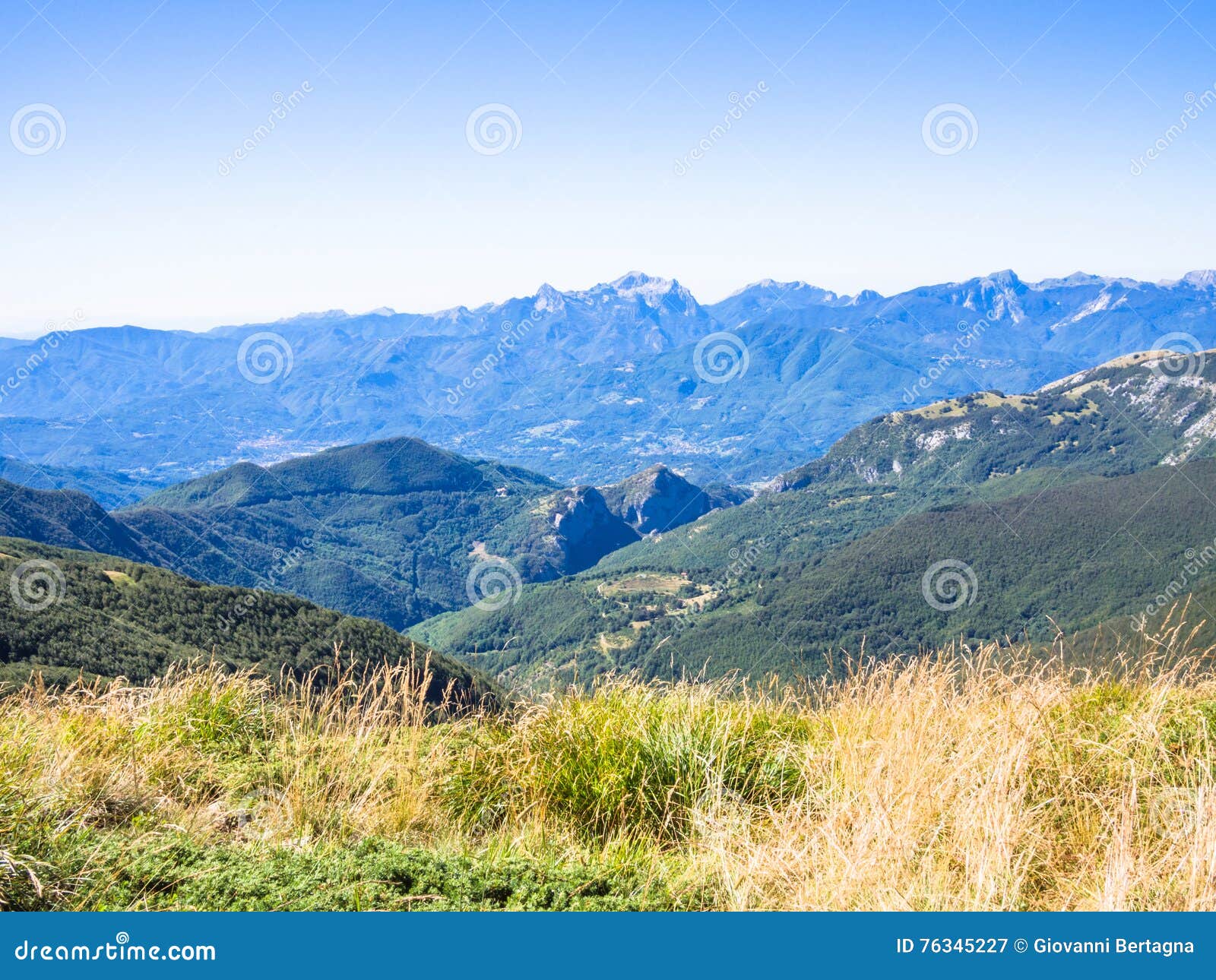 Along the Path Towards the Summit of the Mountain Stock Image - Image ...