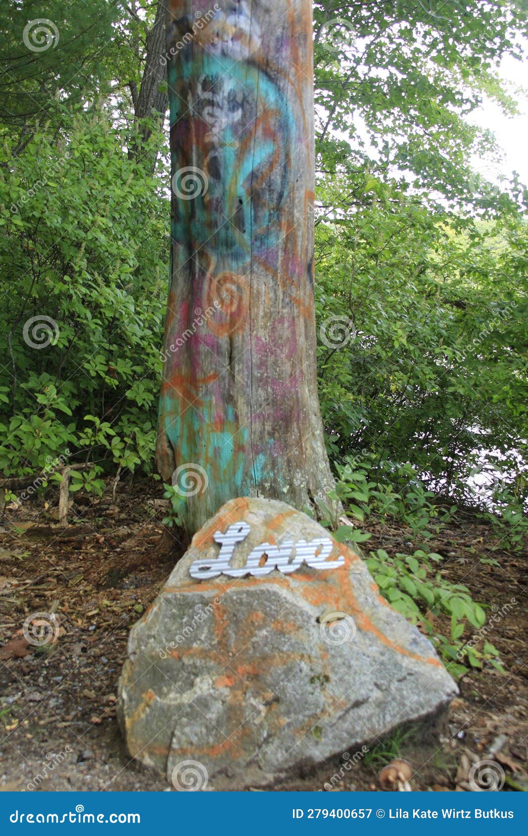 Graffiti Tree Royalty-Free Stock Photography | CartoonDealer.com #31371965