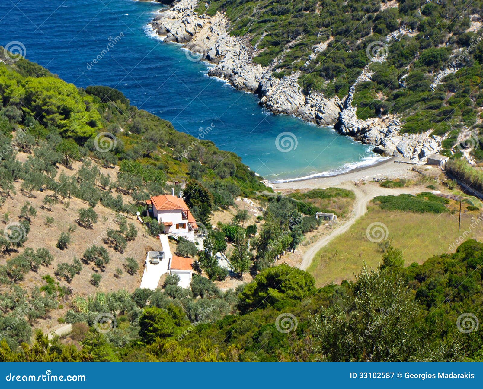 Alonissos imagen de archivo. Imagen de grecia, vacaciones - 33102587