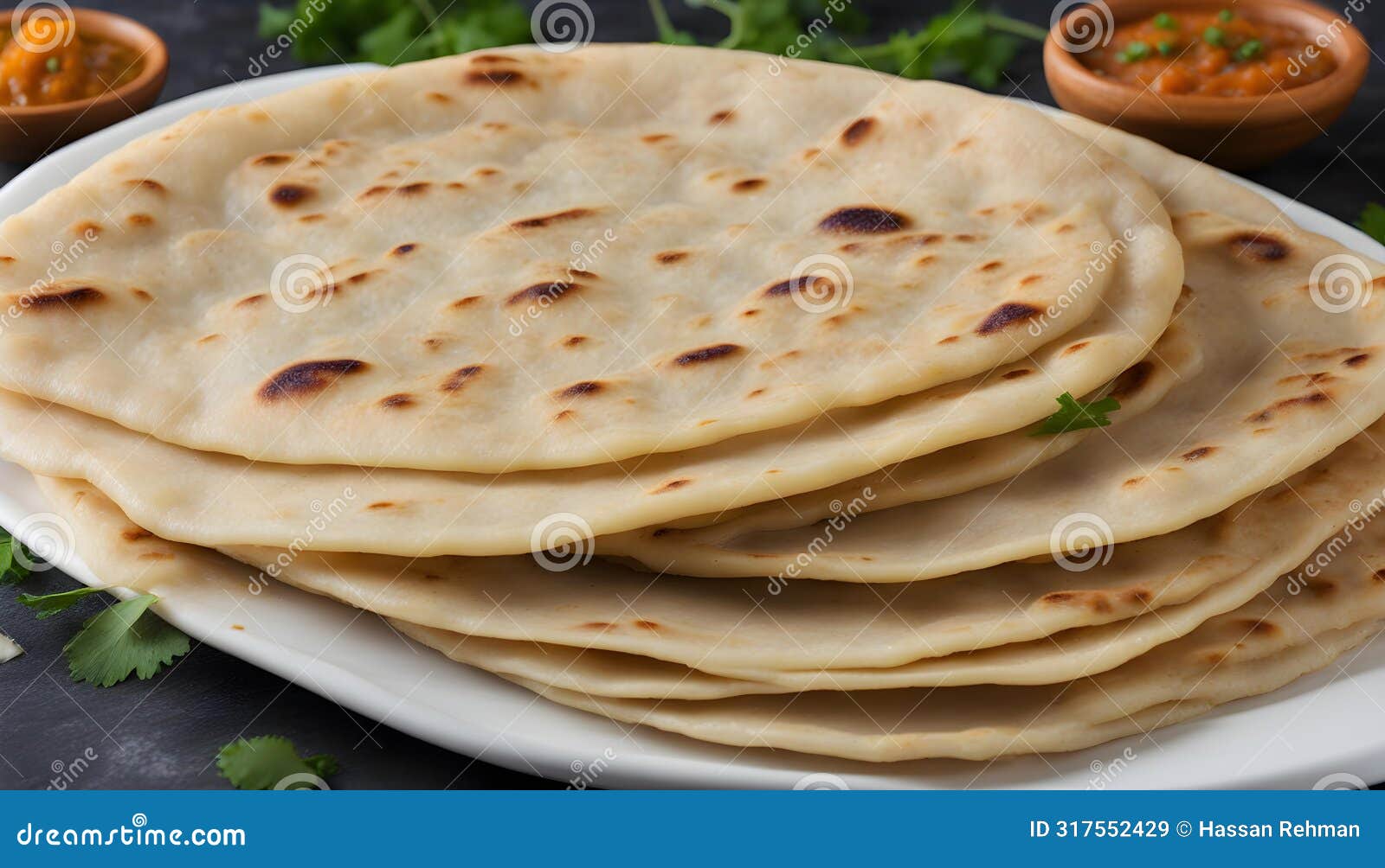 Aloo Paratha Or Gobi Paratha Also Known As Potato Royalty-Free Stock ...