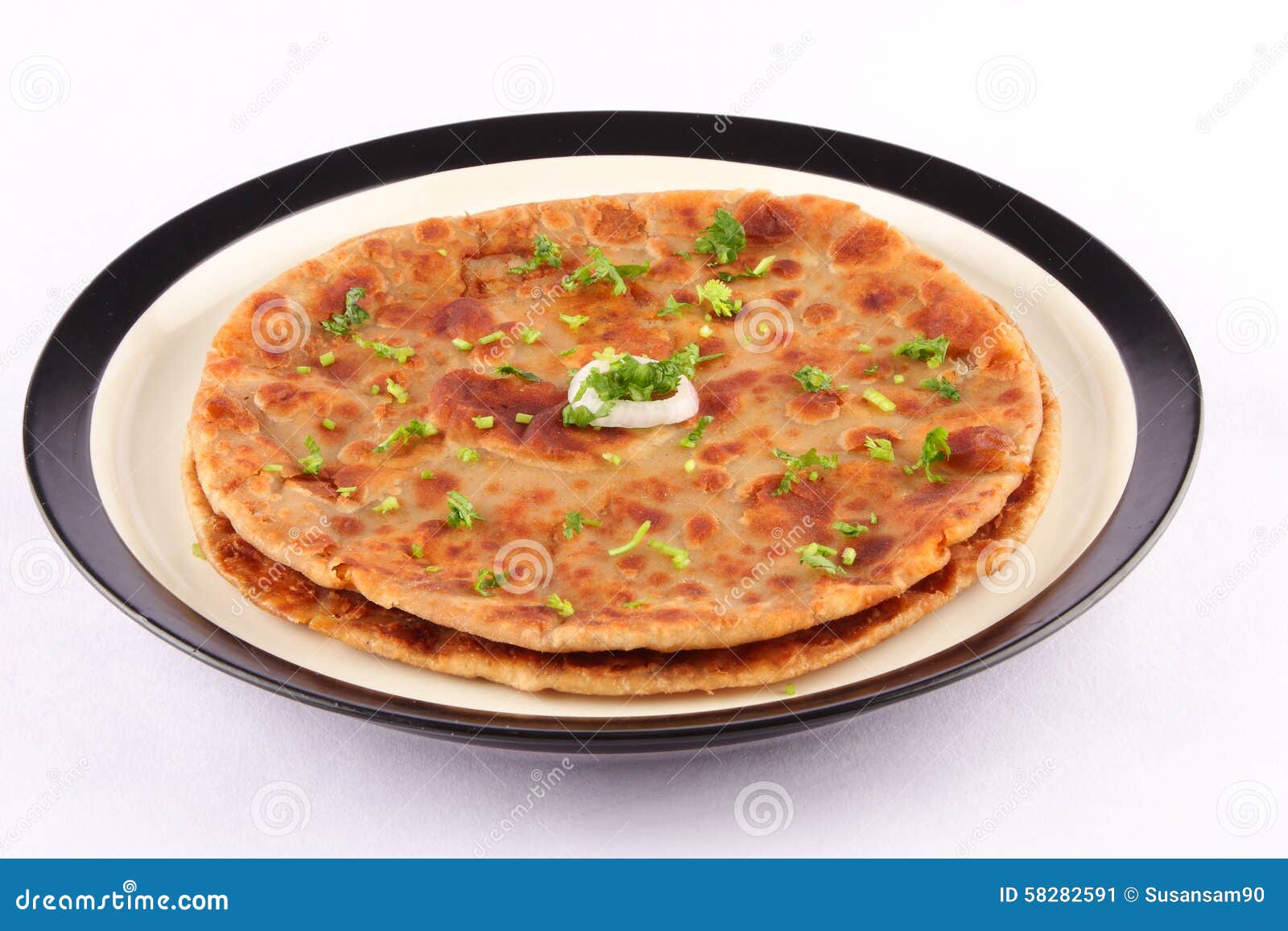 Aloo paratha stock image. Image of food, aaloo, homemade - 58282591