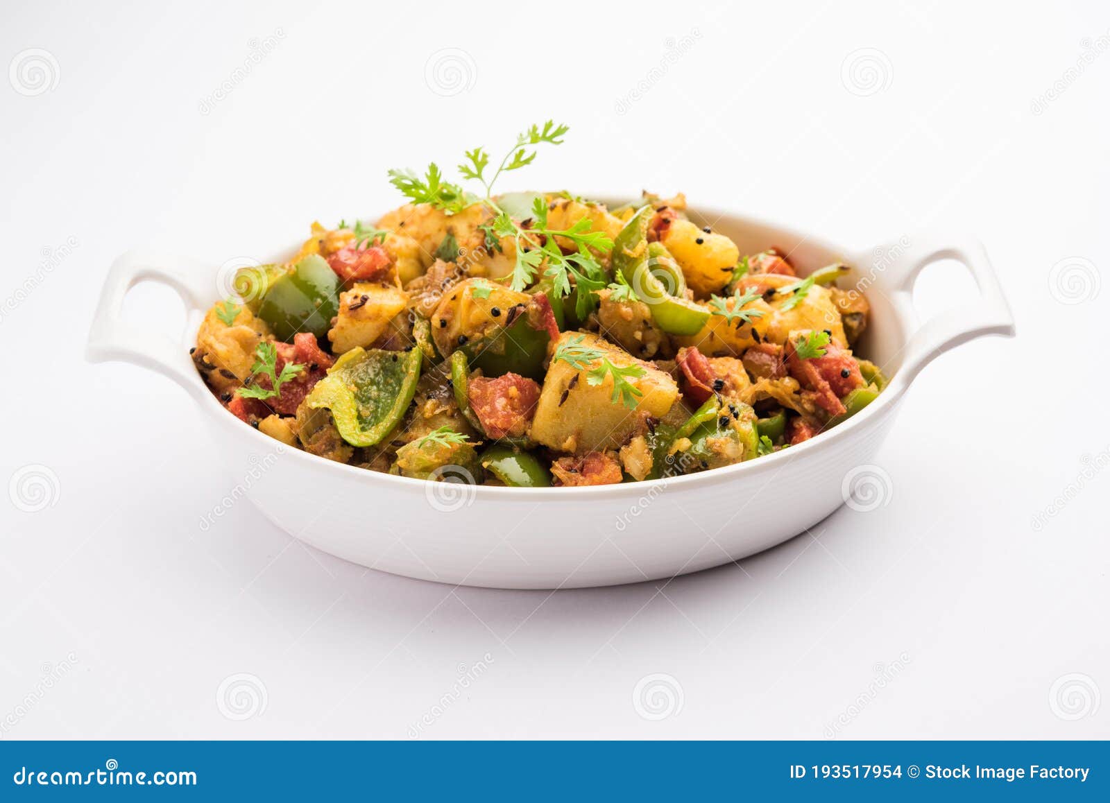 Aloo Shimla Mirch Sabji or Dry Potato Capsicum Curry is an Indian Main ... Aloo Shimla Mirch Sabji or Dry Potato Capsicum Curry is an Indian Main ...