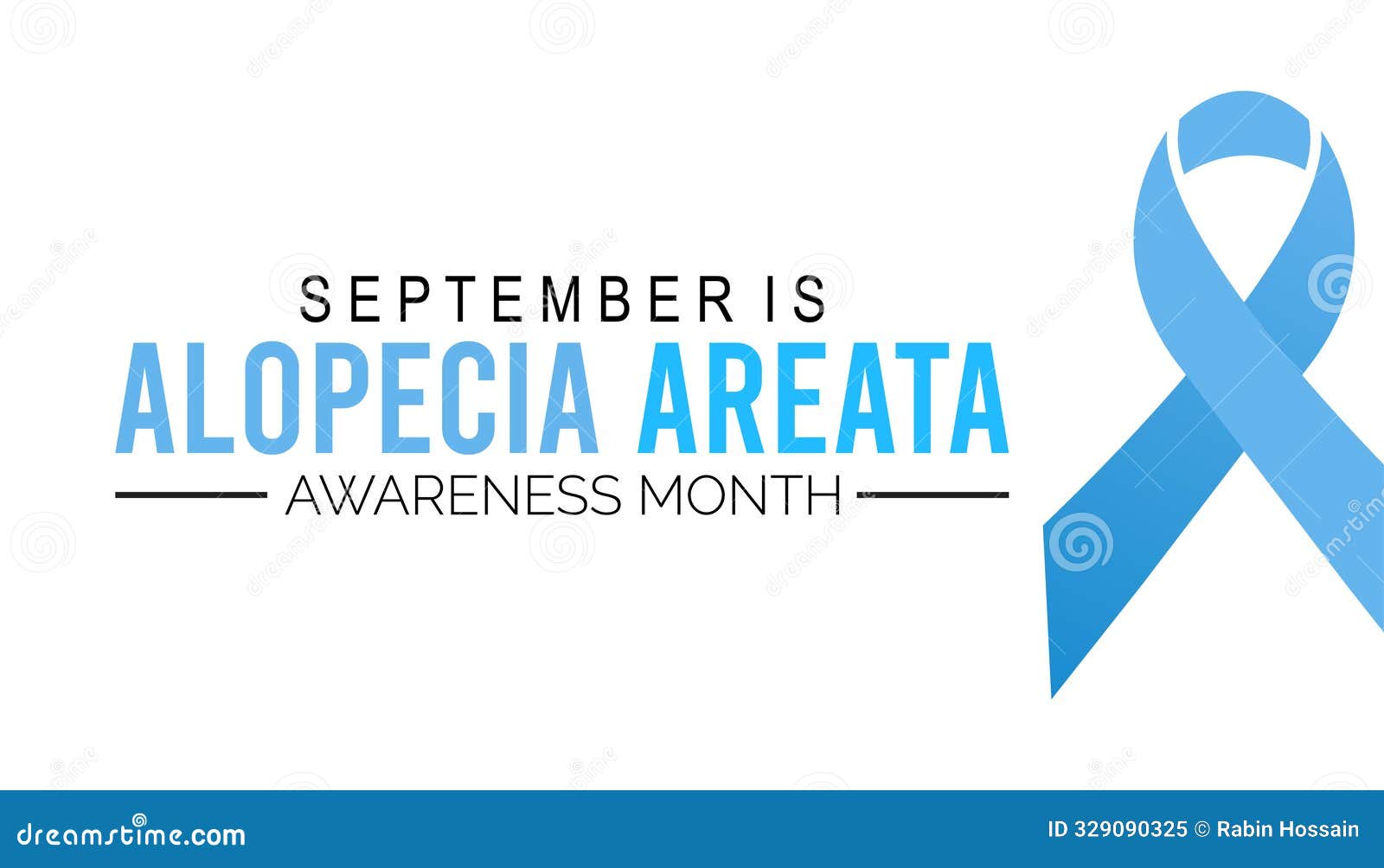 September Is Alopecia Areata Awareness Month Background Template ...