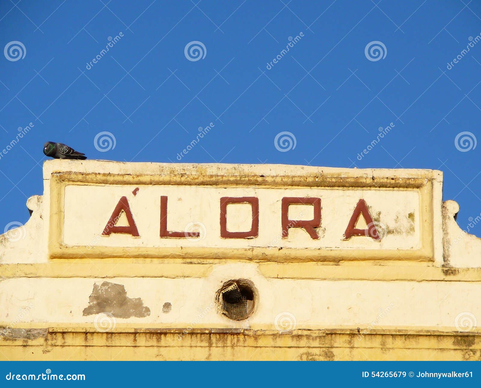 Alora Station stock image. Image of alora, ralway, public - 54265679