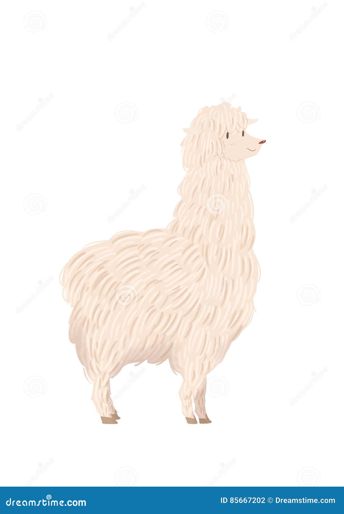 Alpaca Cartoon Stock Photo | CartoonDealer.com #85667202