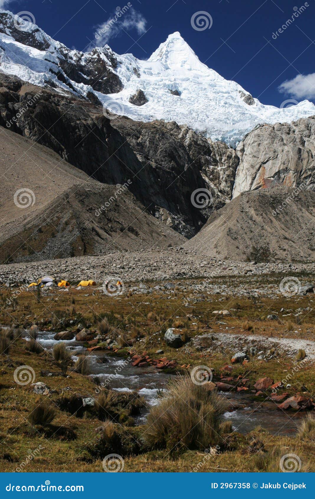 Alpamayo peak, Peru stock photo. Image of summit, mountain - 2967358