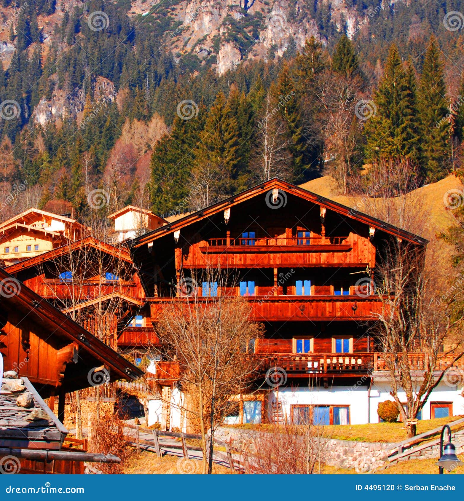 Alpbach, Austria stock photo. Image of european, forest - 4495120