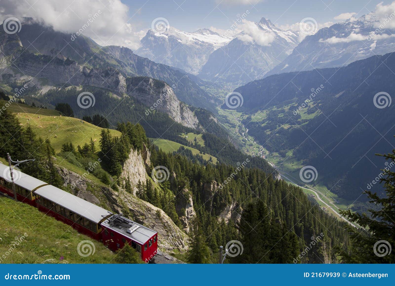 Alpen Express Train Panorama Stock Image - Image of train, express ...