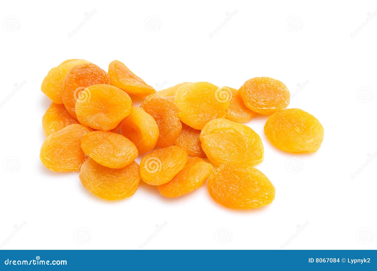 Alperce Secado Em Um Fundo Branco. Foto de Stock - Imagem de vitamina ...