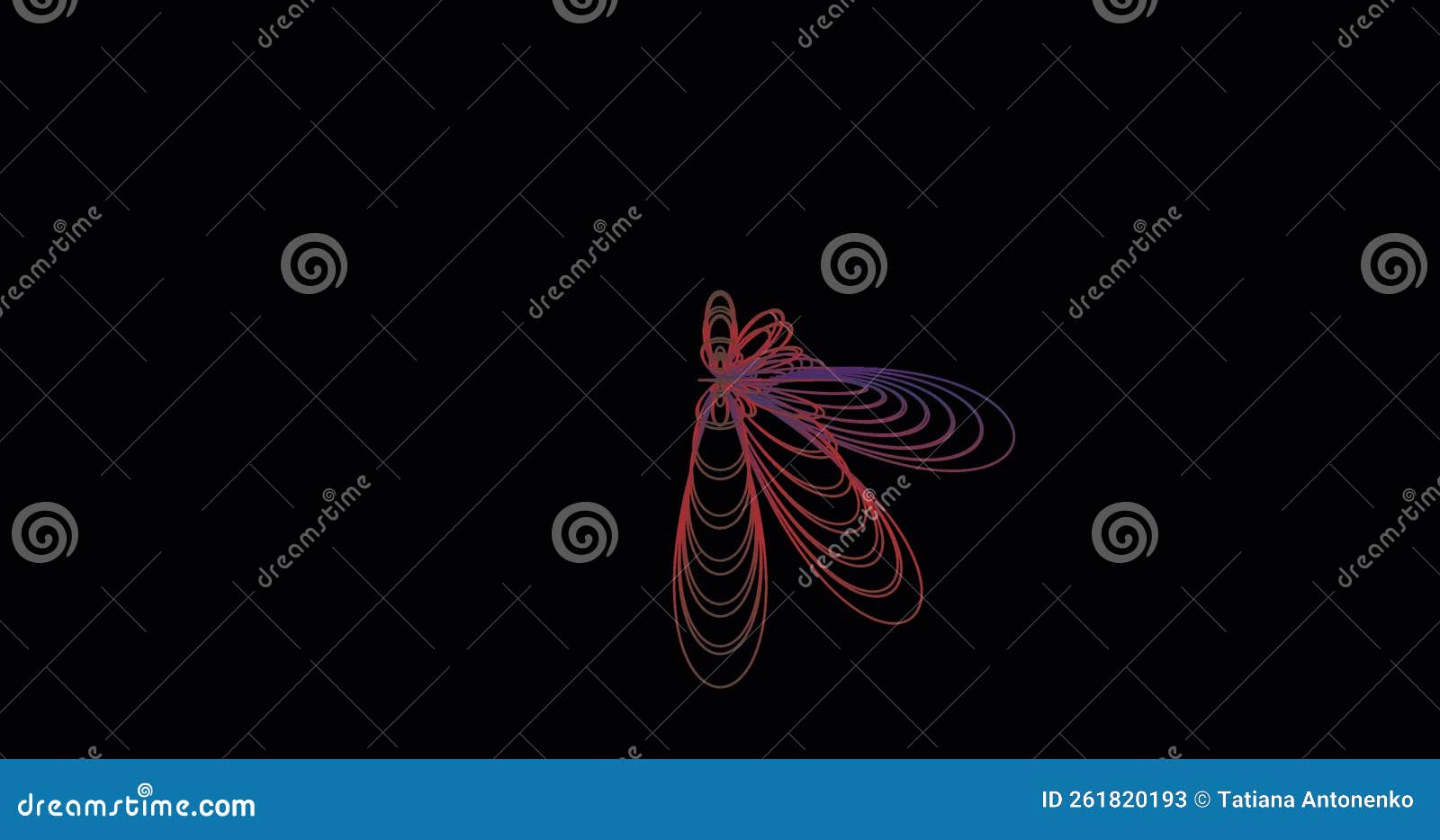 Alpha Channel, Animation Abstract Minimalistic Flower Element for ...
